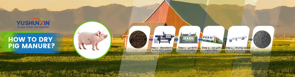 How to Dry Pig Manure? | From 65% to 10% Moisture Reduction